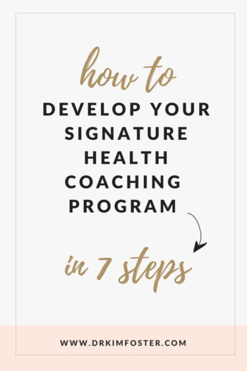 How To Develop Your Signature Program - Dr. Kim Foster